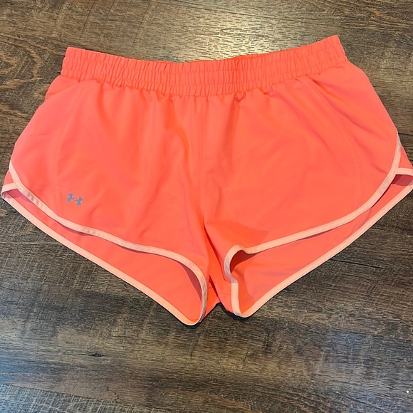 Under Armour | Shorts | Neon Running Shorts | Poshmark